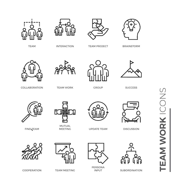 Diverse Teamwork Symbols: A Visual Guide to Collaboration | Jiffy Designs