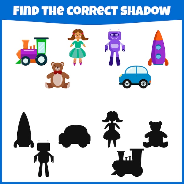 Engaging Toy Shadows: Discover the Match | Jiffy Designs