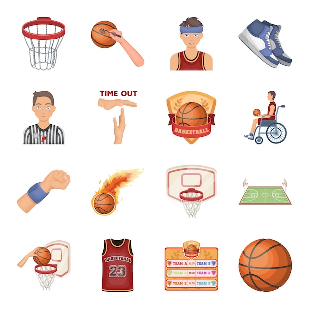 Vibrant Collection of Basketball Gear, Accessories, and Iconography ...