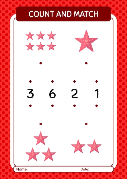 Vibrant Star Counting and Matching Activity | Jiffy Designs