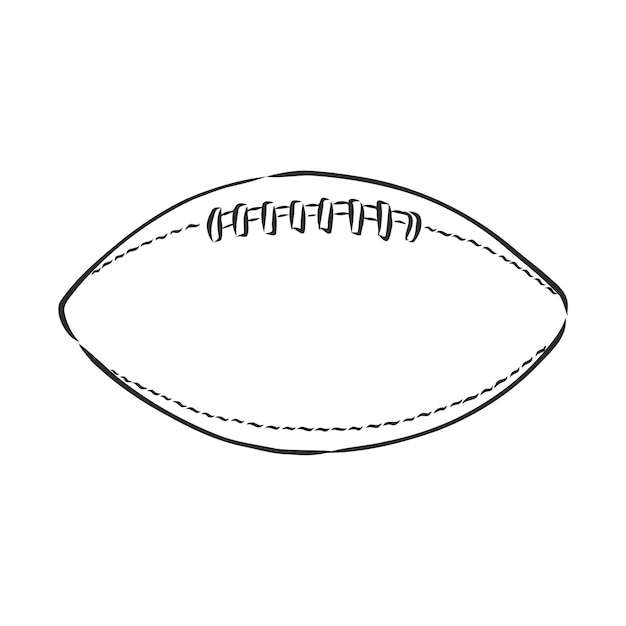 Sleek and Stylized Football with Distinctive Stitching | Jiffy Designs
