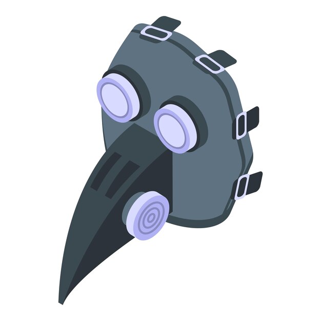 Stylized Plague Doctor Mask with Vibrant Accents | Jiffy Designs