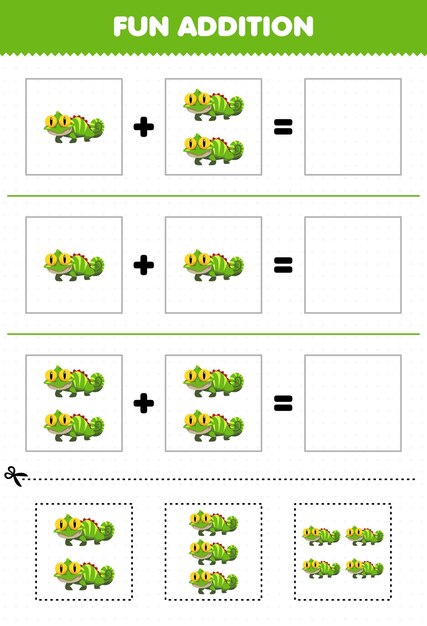 Whimsical Cactus Addition Worksheets for Fun Math Practice | Jiffy Designs