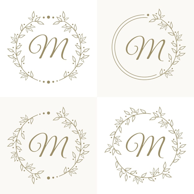 Elegant Floral Monogram Collection with Versatile Designs | Jiffy Designs