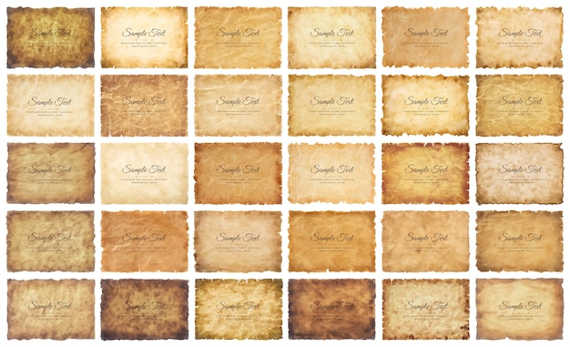 Vintage Parchment Textures with Handwritten Labels | Jiffy Designs