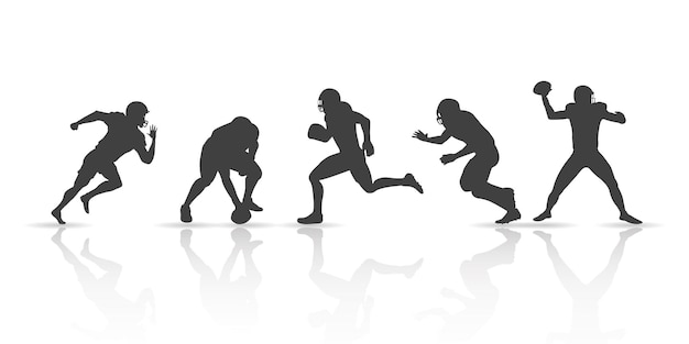 Dynamic Silhouettes of Diverse Sports Figures in Action | Jiffy Designs