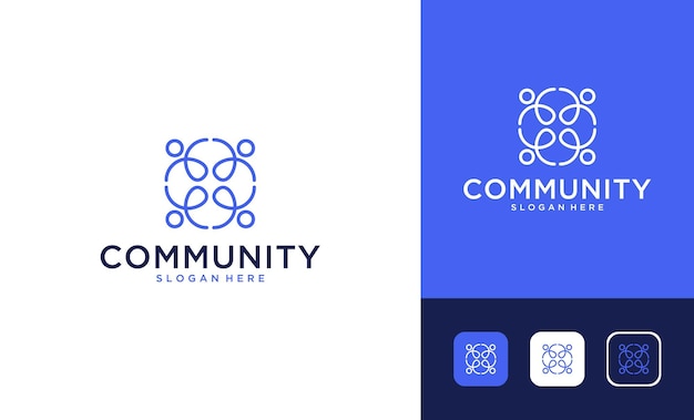 Interconnected Circles: A Vibrant Community Logo Design | Jiffy Designs