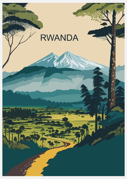 Breathtaking Landscape of Rwanda's Majestic Peaks and Verdant Valleys ...