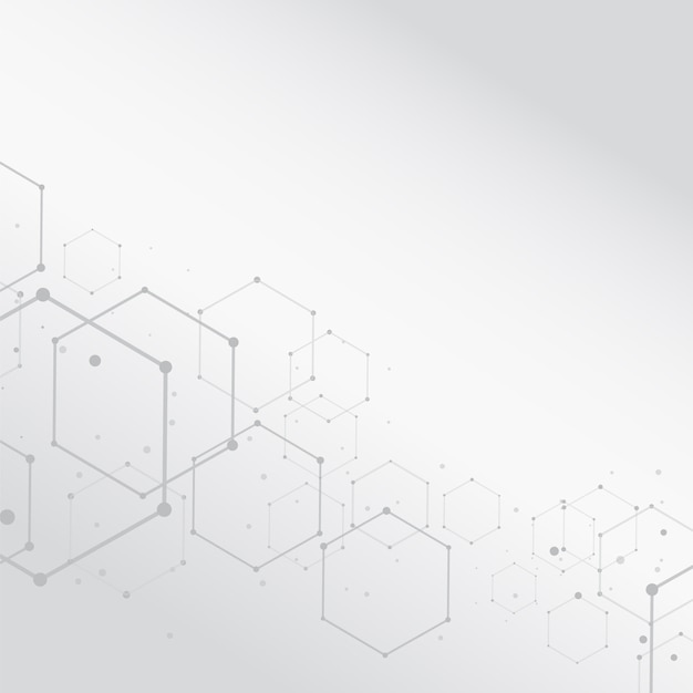 Geometric Hexagon Pattern with Interconnected Dots | Jiffy Designs