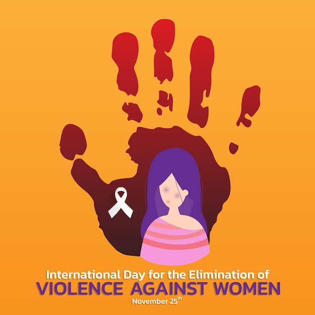 Vibrant Handprint Silhouette Advocating Against Violence | Jiffy Designs