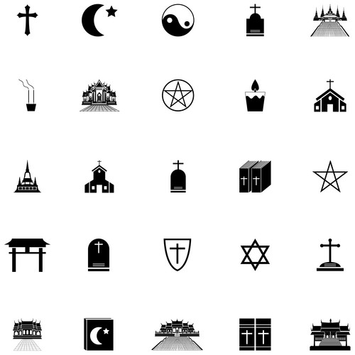 Religions Icon Set | Jiffy Designs