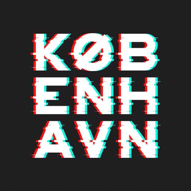 Vibrant Glitch Typography with Retro Aesthetic | Jiffy Designs
