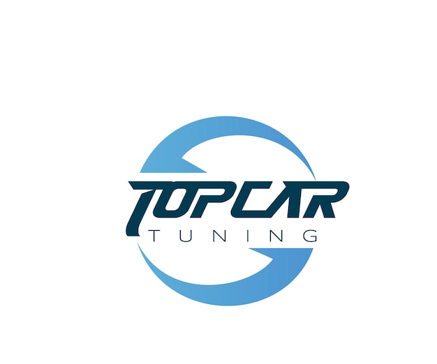 Sleek and Stylish Automotive Tuning Logo with Swooping Arch | Jiffy Designs
