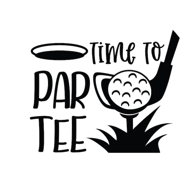 Playful Golf Tee Time with Whimsical Typography | Jiffy Designs