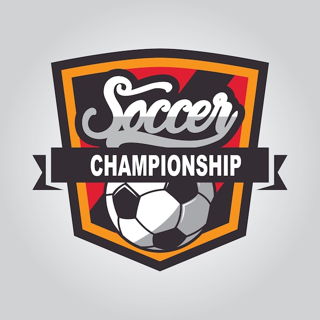 Vibrant Soccer Championship Logo with Iconic Ball | Jiffy Designs