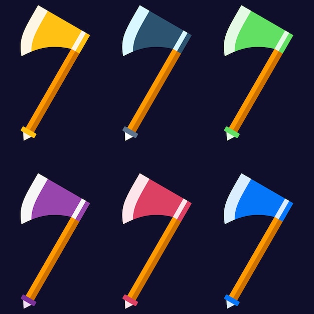 Vibrant Collection of Colorful Stylized Number Seven Symbols | Jiffy ...