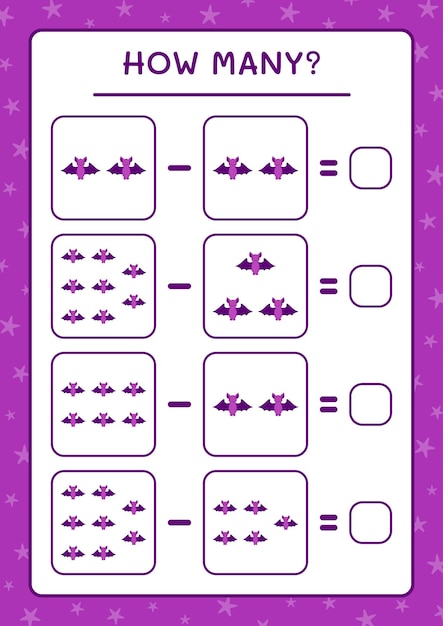Counting Bats: A Fun Math Activity for Kids | Jiffy Designs
