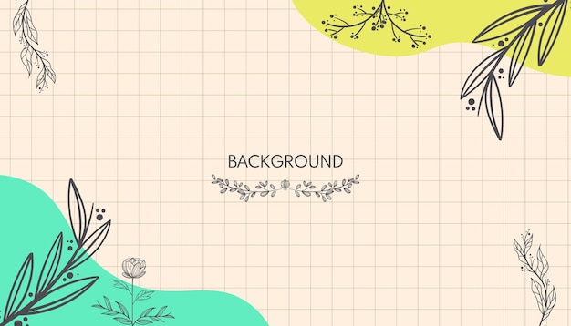 Whimsical Floral Sketch on Graph Paper Background | Jiffy Designs
