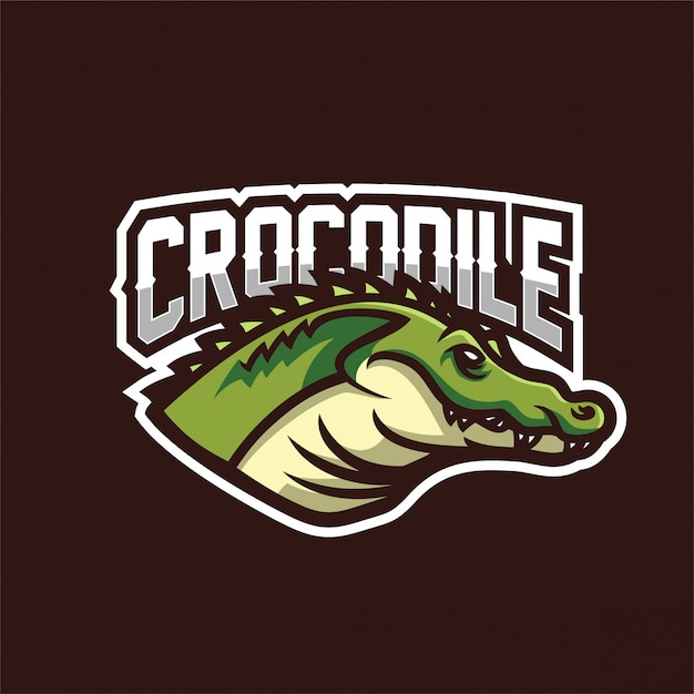 Fierce and Formidable Crocodile Sports Logo | Jiffy Designs
