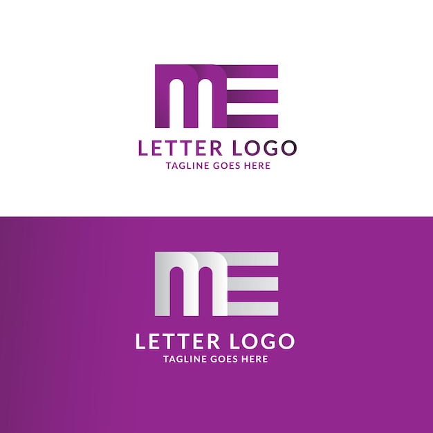 Minimalist Purple Letter M Logo with Elegant Tagline | Jiffy Designs