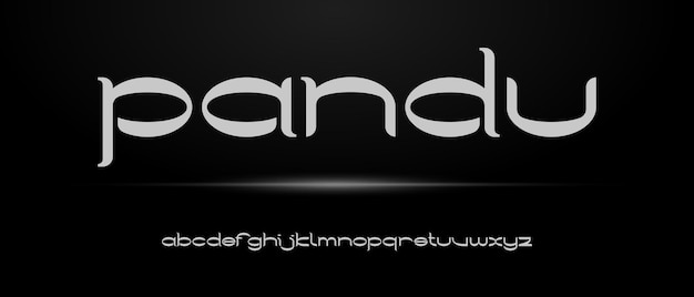 Sleek and Stylish Pandu Font | Jiffy Designs