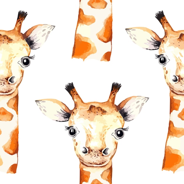 Adorable Giraffe Collection: Vibrant Patterns and Playful Expressions ...