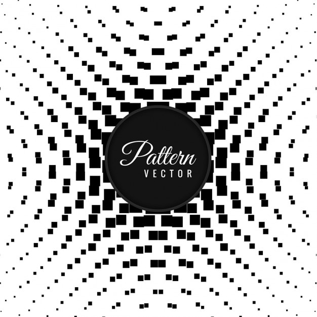 Geometric Pattern with Radiating Squares and Typography | Jiffy Designs