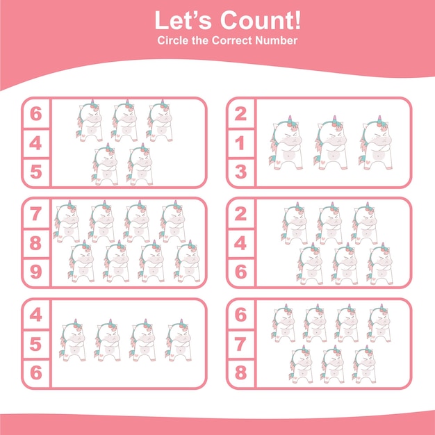Charming Collection of Numbered Figures for Counting Practice | Jiffy ...