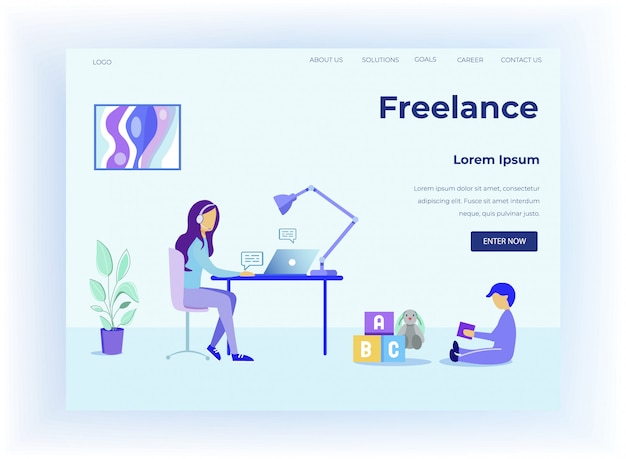 Vibrant Freelance Workspace with Productive Professionals | Jiffy Designs