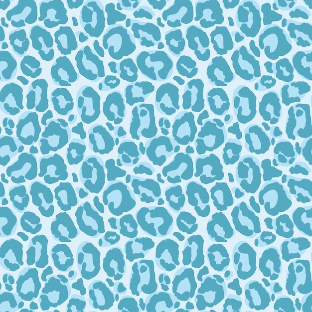 Elegant Teal Leopard Print Pattern | Jiffy Designs