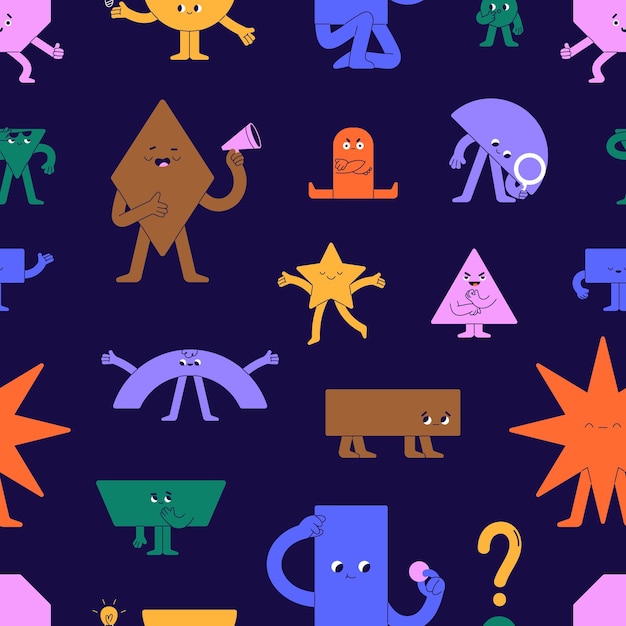 Colorful and Whimsical Collection of Playful Character Illustrations ...