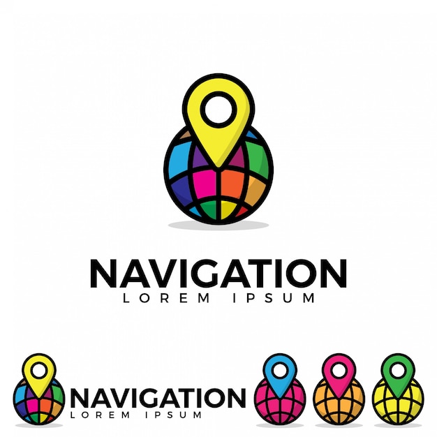 Vibrant Compass Guiding Global Navigation Through Colorful Paths ...