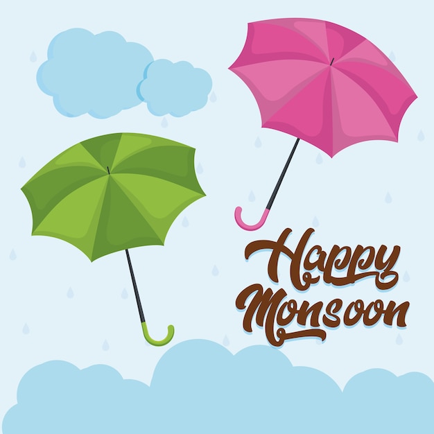Vibrant Umbrellas Celebrating the Monsoon Season | Jiffy Designs