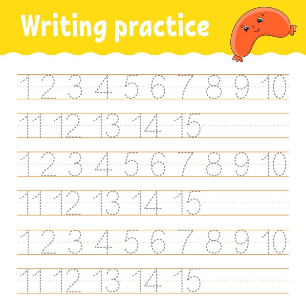 Vibrant Manatee Tracing Practice for Numerals and Letters | Jiffy Designs