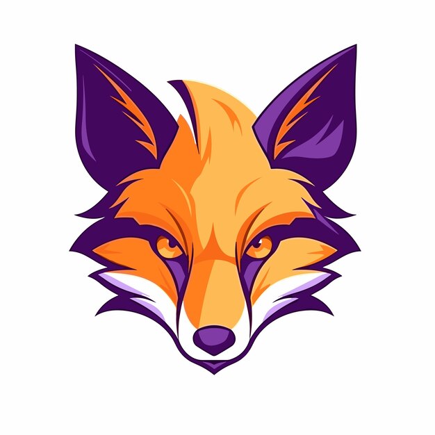 Vibrant Vulpine Visage: A Captivating Fox Illustration | Jiffy Designs
