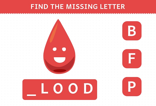 Cheerful Red Droplet Reveals Missing Letter in 'Flood' Text | Jiffy Designs