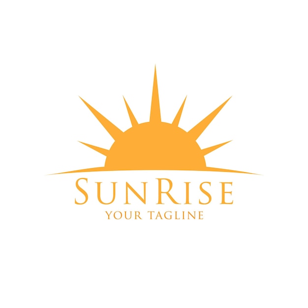 Vibrant Sunrise Symbol with Radiant Sun Design | Jiffy Designs