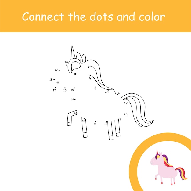 Enchanting Unicorn Dot-to-Dot Activity | Jiffy Designs