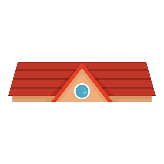 Vibrant Triangular Roof with Circular Window | Jiffy Designs