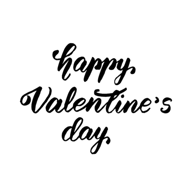 Elegant Valentine's Day Calligraphy with Flourished Lettering | Jiffy ...