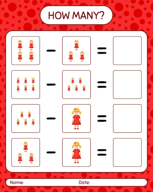 Counting Cartoon Characters: An Interactive Math Worksheet | Jiffy Designs