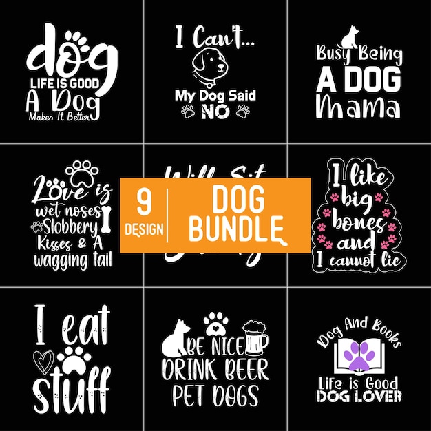 Delightful Dog-Themed Graphics and Quotes Collection | Jiffy Designs
