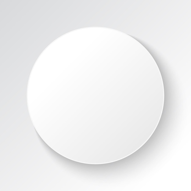Simple and Elegant White Circle on Minimalist Background | Jiffy Designs