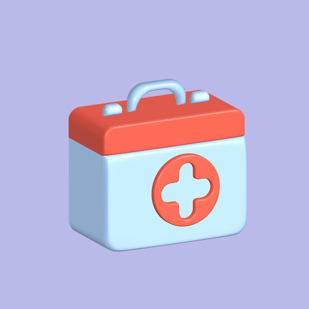 Vibrant First Aid Kit with Distinctive Cross Symbol | Jiffy Designs