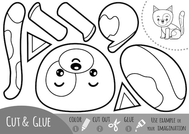 Playful Kitty Collage: Adorable Cut-and-Glue Activity | Jiffy Designs