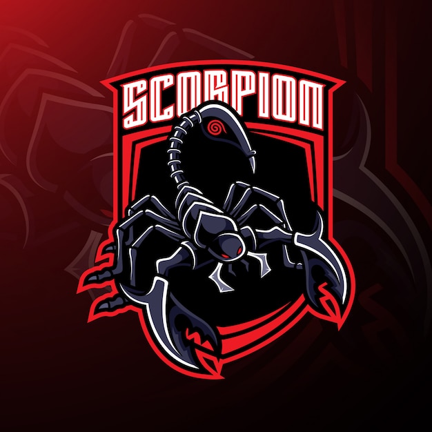 Fierce Scorpion Emblem with Bold Typography | Jiffy Designs