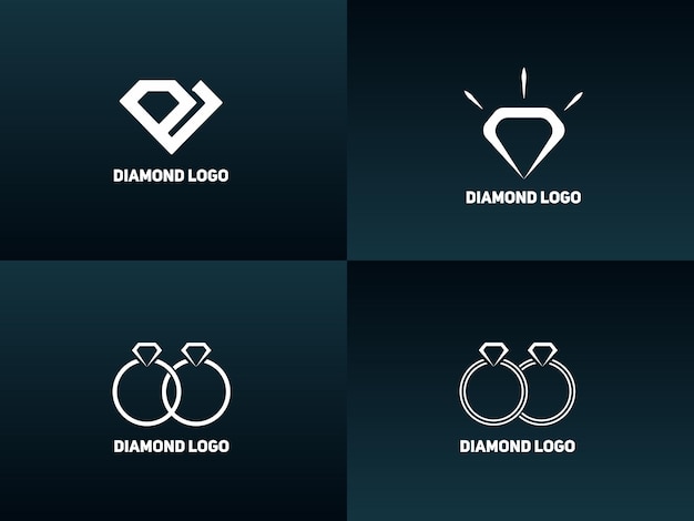 Elegant Diamond Logos for Luxury Jewelry and Accessories | Jiffy Designs