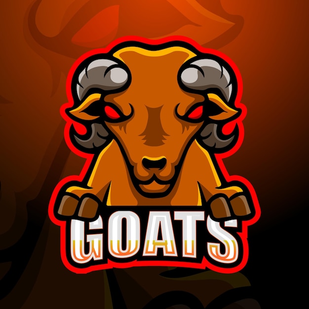 Fierce and Fearless Goats Mascot Emblem | Jiffy Designs
