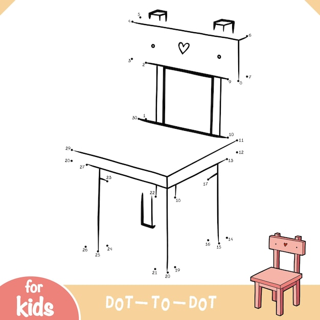 Whimsical Dot-to-Dot Chair Design for Kids | Jiffy Designs