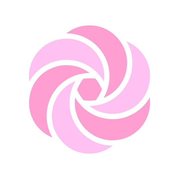 Vibrant Pink Swirling Spiral Design with Hypnotic Patterns | Jiffy Designs
